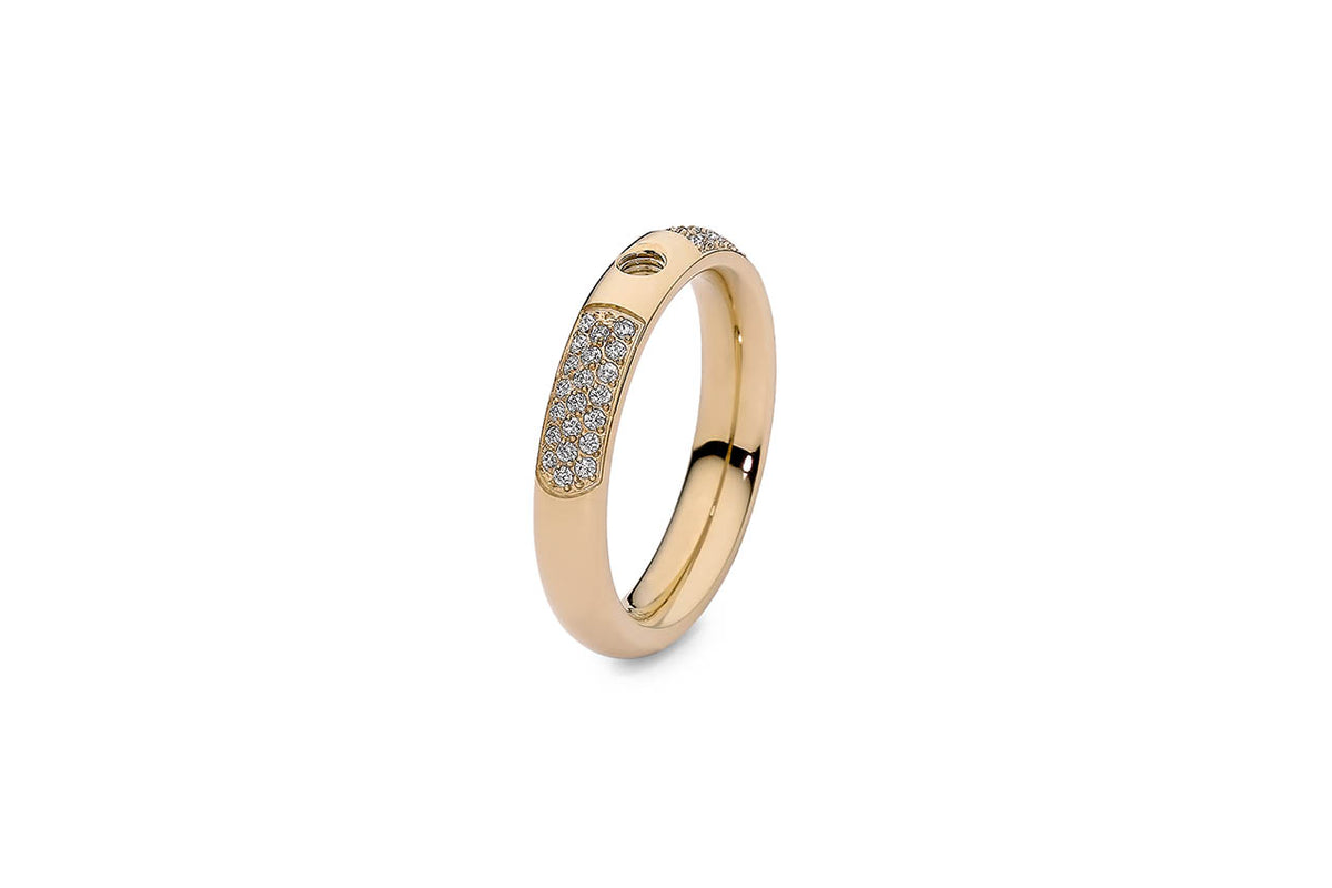 QUDO Basic Ring Small Deluxe Jaune acier inox. | La Forge d'or – La Forge d'or |Joaillerie ...