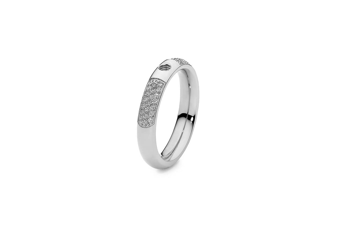 QUDO Basic Ring Small Deluxe White – La Forge d'or | Joaillerie - Bijouterie